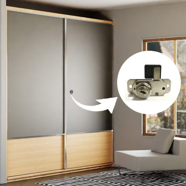 Ebco Sliding Wardrobe Lock Front – KYZO